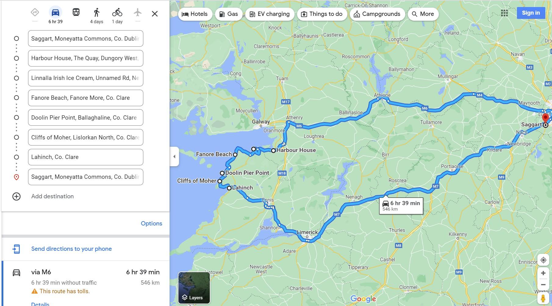 One day trip to County Clare including Cliffs of Moher, Ireland - My ...